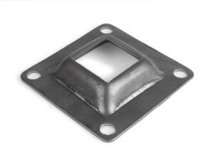 1-1/2" Steel Square Base Plate/Flange - Metals 4 U Online